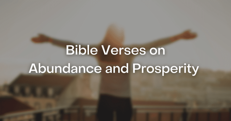 59+ Bible Verses on Abundance and Prosperity