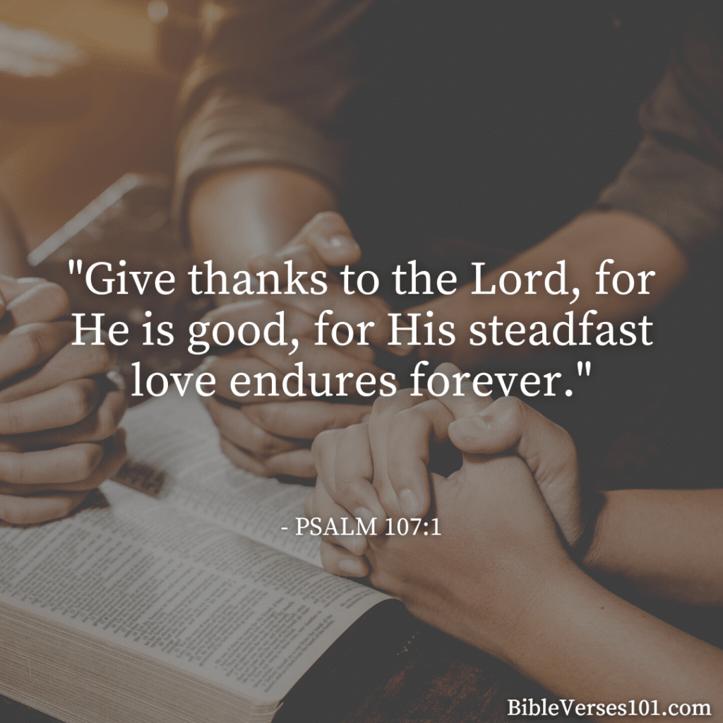 47+ Bible Verses About Thankfulness and Thanking God
