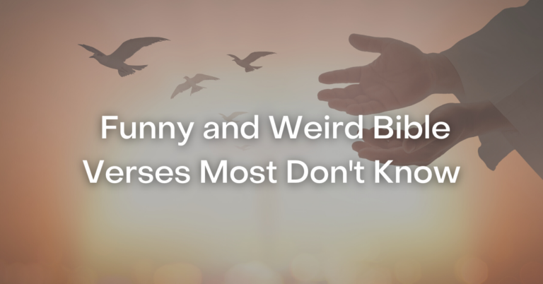 43+ Funny and Weird Bible Verses Most Don't Know