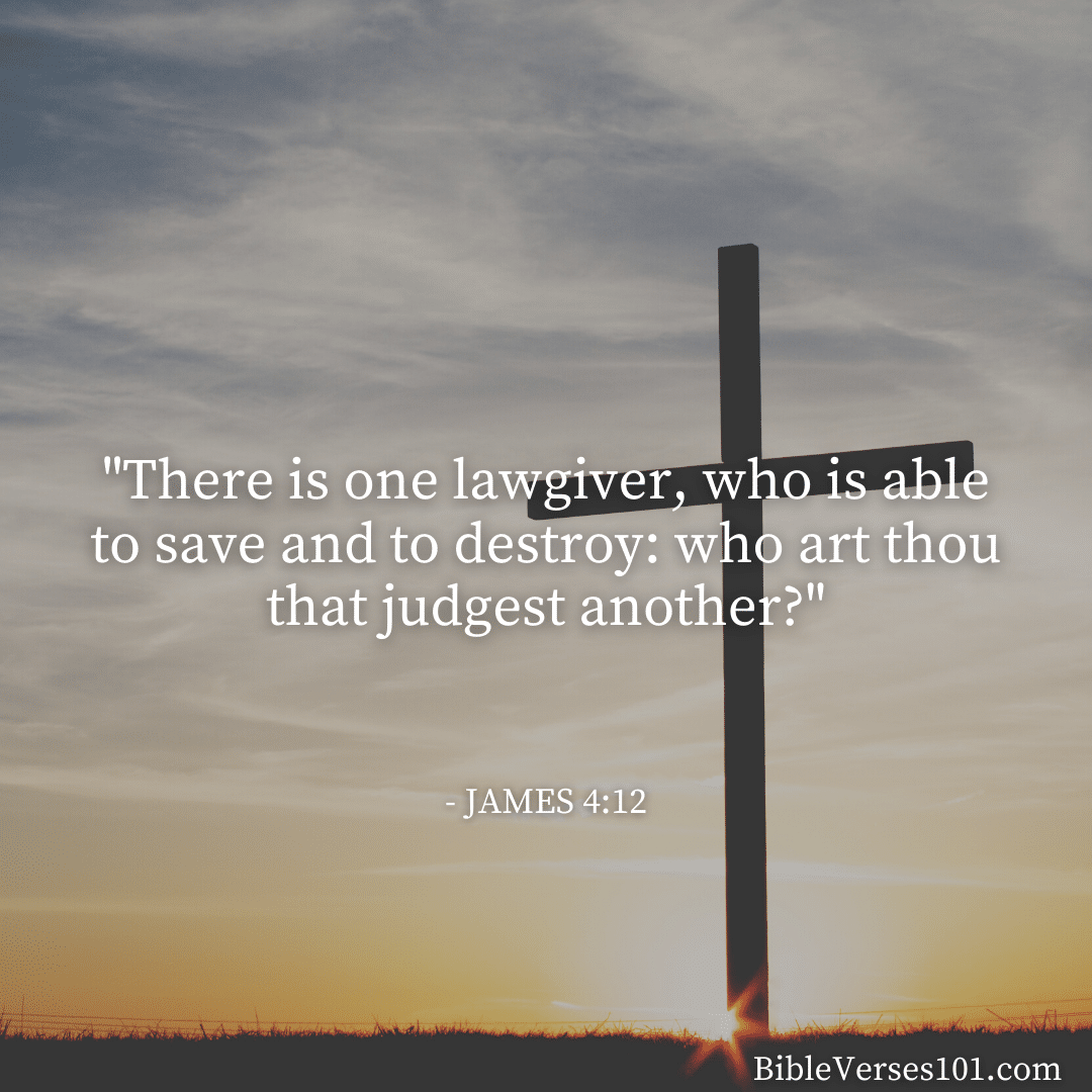 53+ Bible Verses About Not Judging Others - "Judge Not"