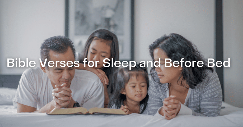 53+ Bible Verses for Sleep and Before Bed